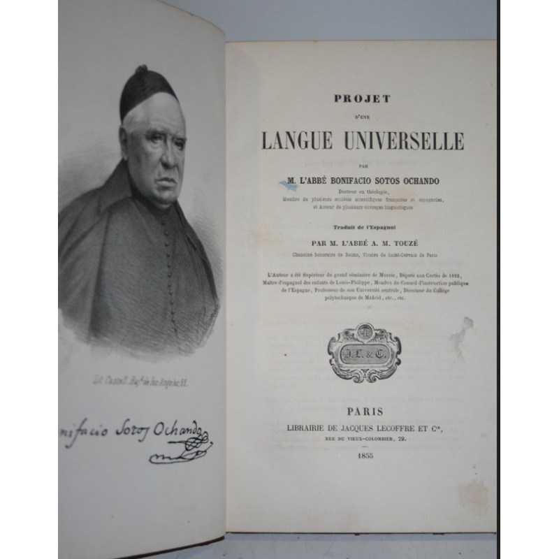 PROJET D´UNE LANGUE UNIVERSELLE